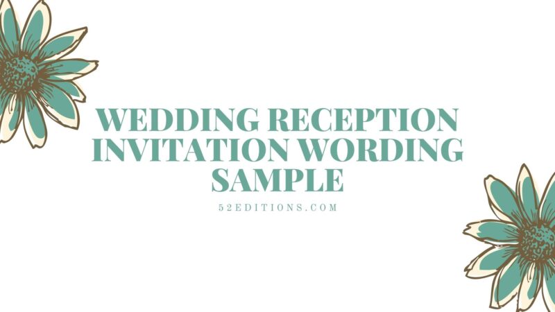Wedding Reception Invitation Wording Sample // Get FREE Letter ...