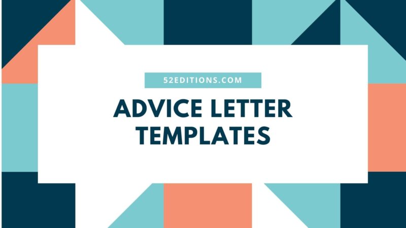 Sample Advice Letters // Get FREE Letter Templates (Print or Download)