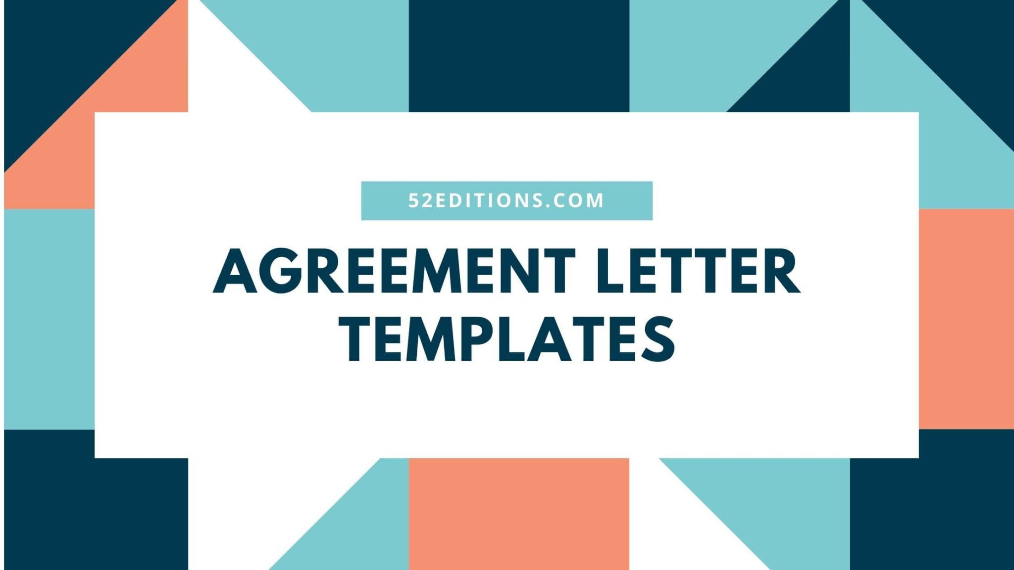 Sample Agreement Letters // Get FREE Letter Templates (Print or Download)