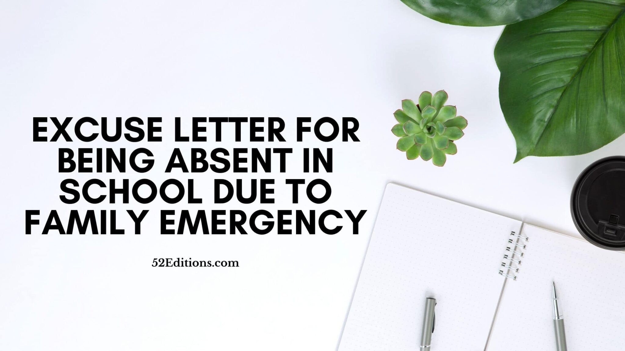 Excuse Letter For Being Absent In School Due To Family Emergency // Get ...