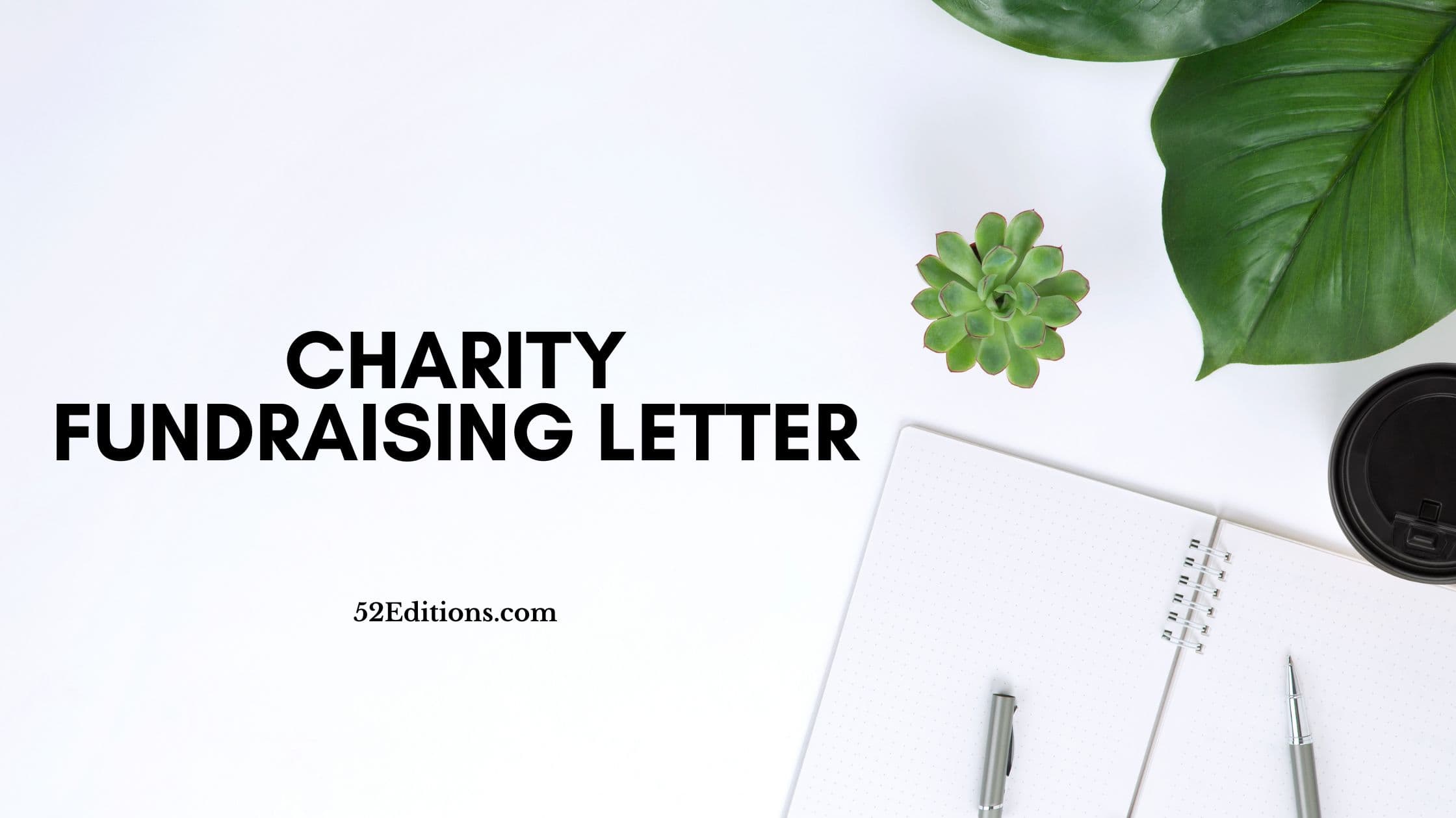 Charity Fundraising Letter // Get FREE Letter Templates (Print or Download)